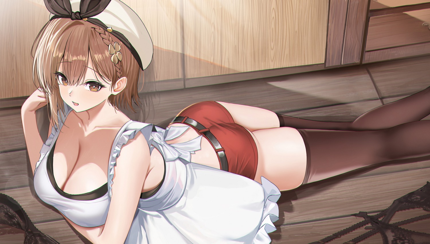 akipopopopoon atelier atelier ryza atelier ryza 2 azur lane reisalin stout ass thighhighs ...